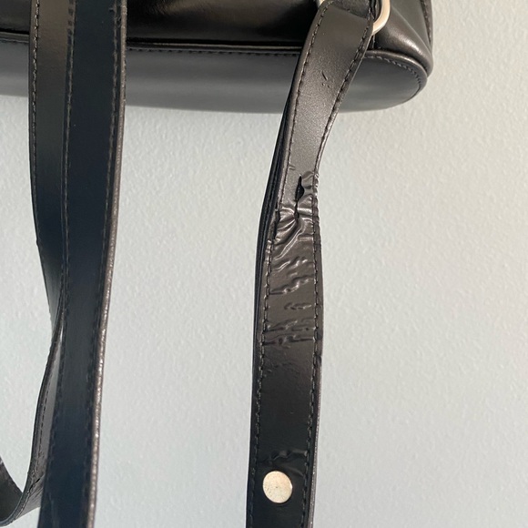 Longchamp | Bags | Longchamp Vintage Black Leather Backpack | Poshmark